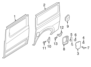 2012-2019 Nissan Fuel Door Spring 78836-1PA0A | Nissan Parts Plus