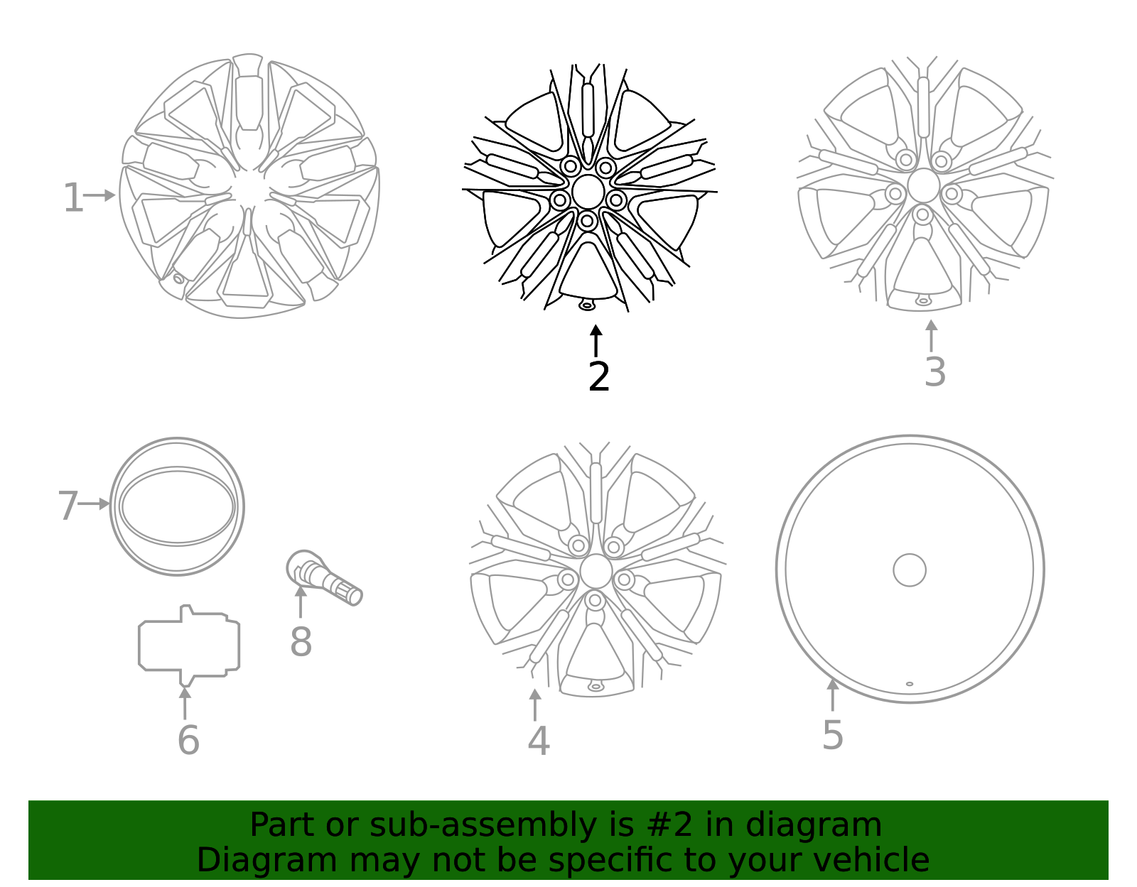2021-2024 Toyota Sienna Wheel Sub Assembly Clad 4260D-08020 | Toyota ...