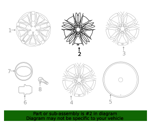 2021-2024 Toyota Sienna Wheel Sub Assembly Clad 4260D-08020 | Toyota ...