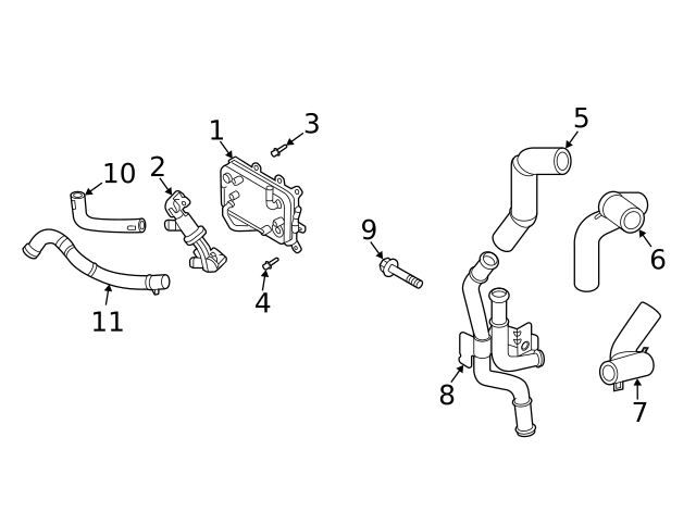 43169-2N160 - Lower Hose 2021-2024 Hyundai | AutoNation Parts