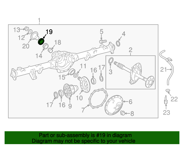 38189-1PA0A - Pinion Seal - 2012-2019 Nissan | Nissan OEM Parts Direct