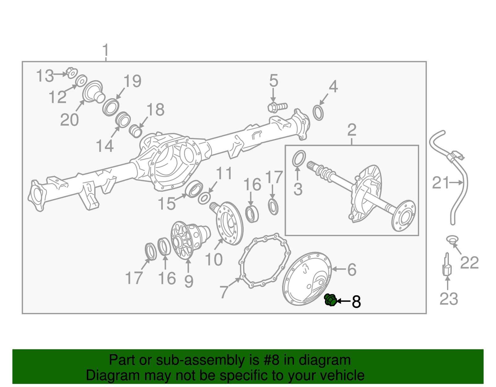 32103-1PA0A - Differential Cover Drain Plug 2012-2021 Nissan | Nissan ...