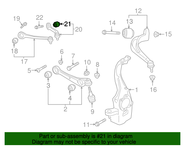 2023-2024 Audi Ft Upper Control Arm Bushing 4M0-407-515-D | OEM Parts ...
