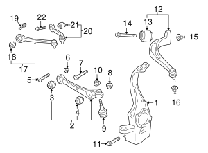 2018-2024 Audi Lower Ball Joint 80A-407-689-C | Audi USA Parts
