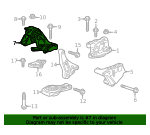 2016-2022 GM Automatic Transmission Mount 42476587 GM | GMPartsDirect.com