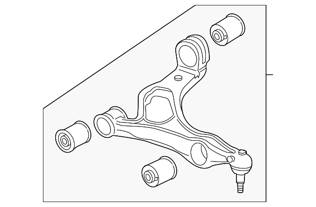 2011-2015 Porsche Cayenne Lower Control Arm 958-341-054-03 | Gaudin ...