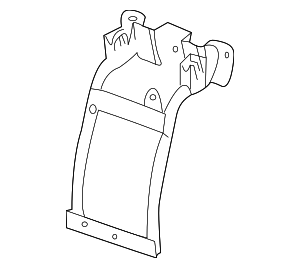 2010-2016 Cadillac SRX Hood Latch Bracket 22826611 GM | GMPartsDirect.com