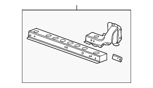 2010-2016 Cadillac SRX Front End Lower Tie Bar 20939482 GM ...