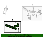 2010-2016 Cadillac SRX Front End Lower Tie Bar 20939482 GM ...