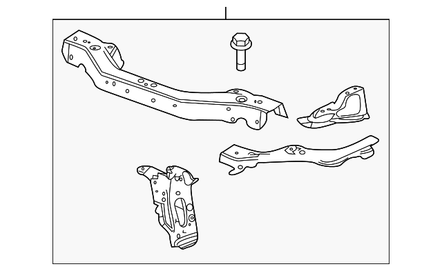 2010-2016 Cadillac SRX Radiator Support 20909169 | TascaParts.com