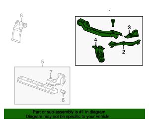 20909169 GM Front End Upper Tie Bar | GM Parts Store