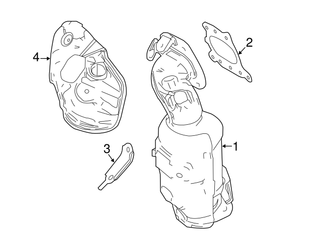 17150-0P331 - Exhaust Manifold For 2016-2022 Lexus | Lexus OE Parts