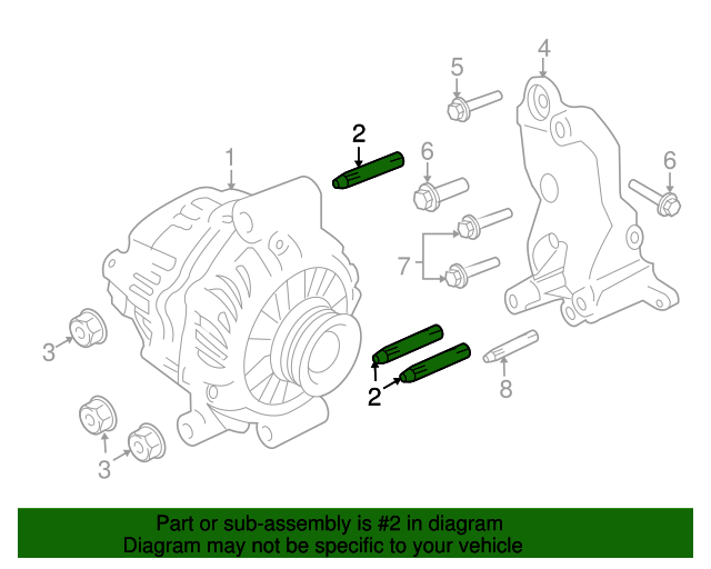 92067661 GM Alternator Stud | GM Parts Store