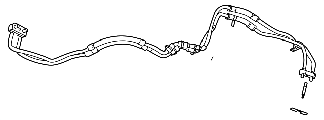 Transmission Cooler Inlet and Outlet Pipe 84873593 | GMPartsDirect.com