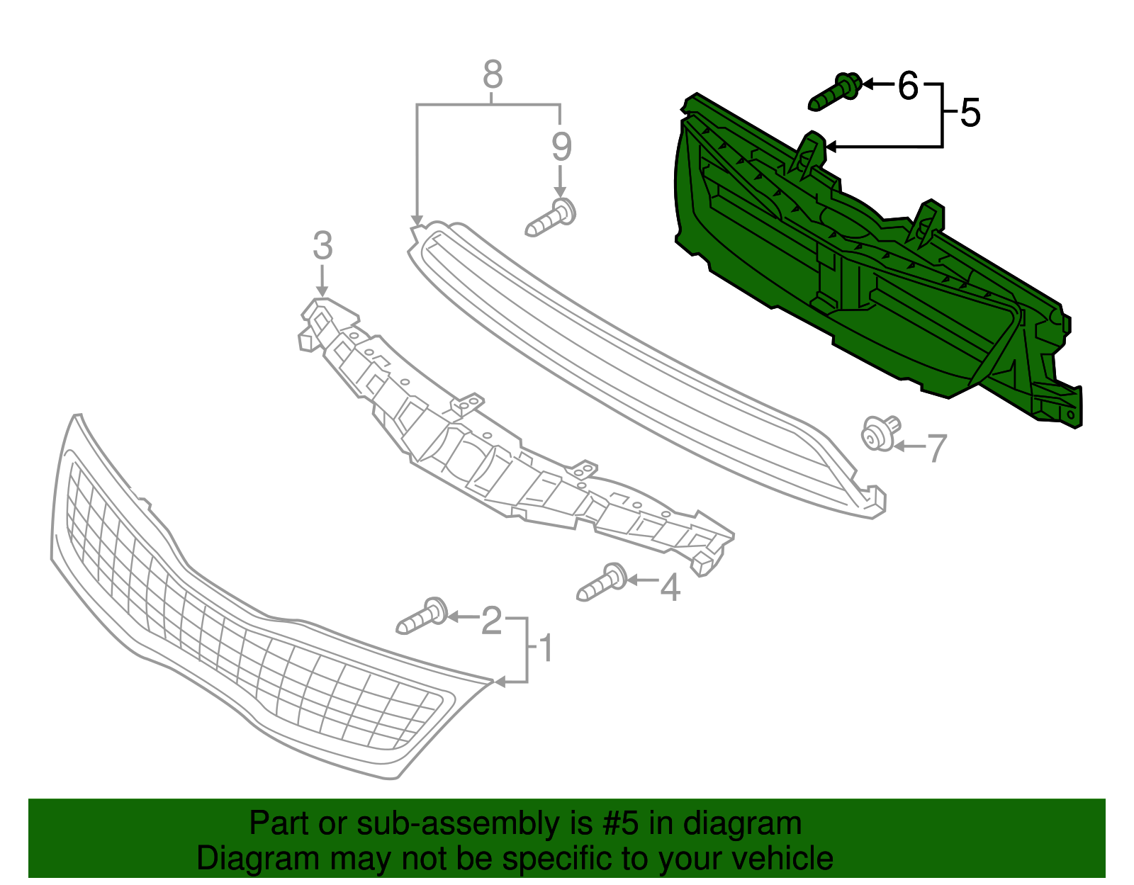 2014-2016 Kia Optima Radiator Support Access Cover 86370-4U500 | Plaza ...