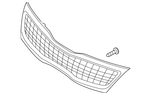 86350-4U500 - Upper Grille 2014-2016 Kia Optima | Kia.Parts Store