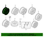 2017-2021 Volvo Wheel 19-Inch 5-Triple Spoke 31471877 | TascaParts.com