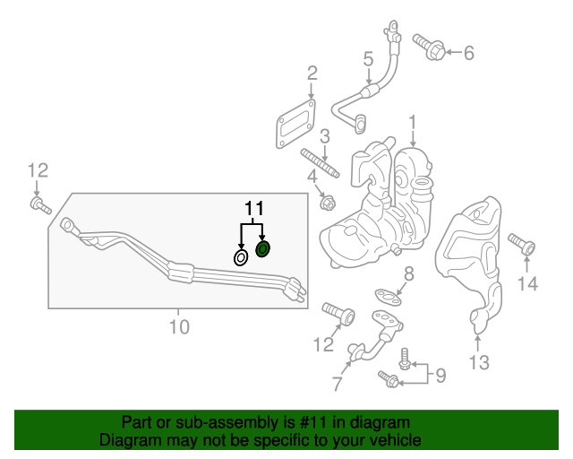 Genuine OEM Ford Part - Water Pipe O-Ring DS7Z-8527-A | Genuine OEM ...