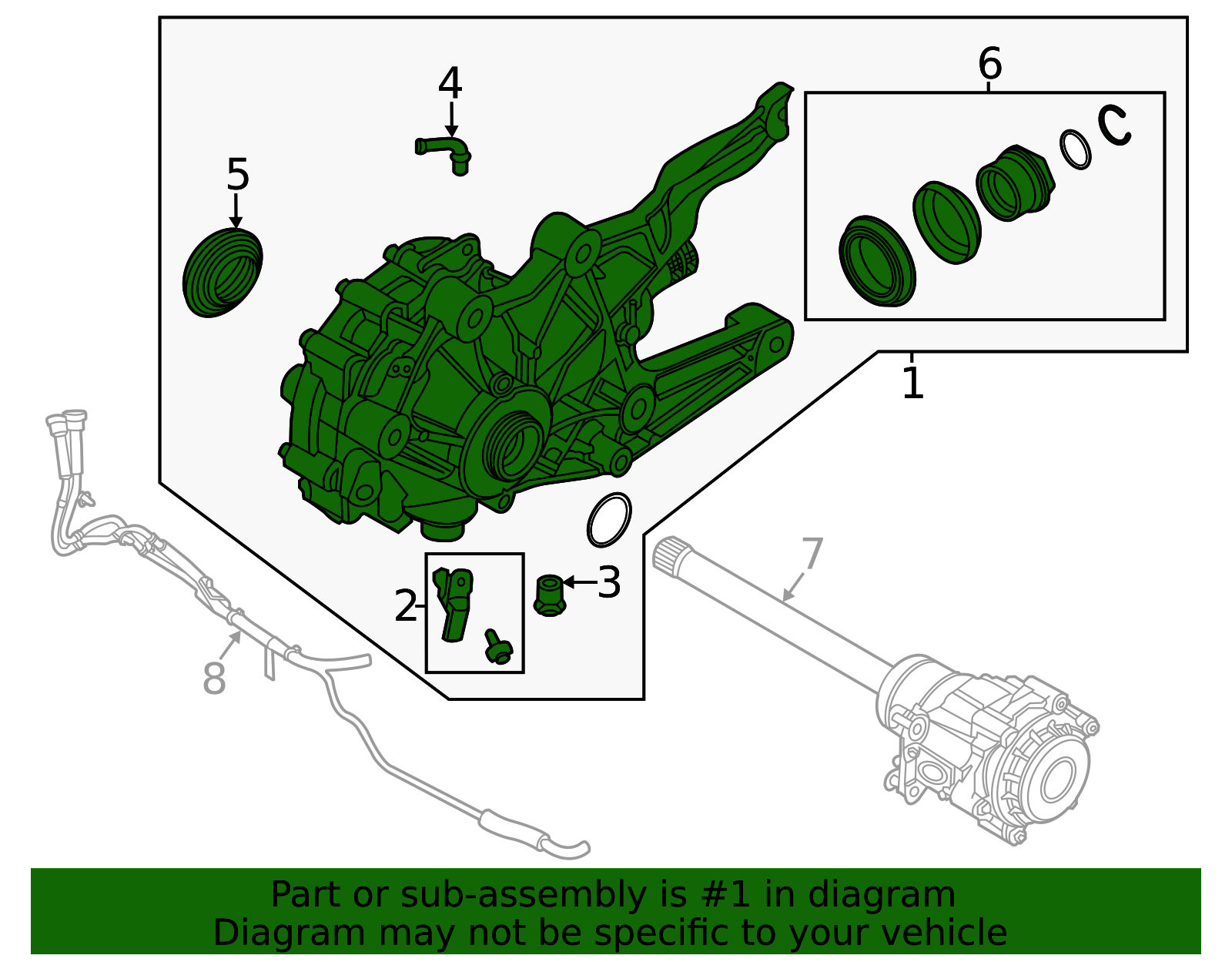 Genuine OEM Ford Part - Carrier Assembly L1MZ-3B403-P | Genuine OEM ...