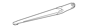 Genuine Toyota Back Glass Wiper Arm (Rear) part# 85241-08020 for 2011 ...