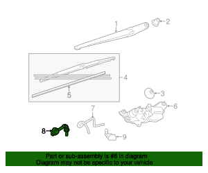 2011-2020 Toyota Sienna Hose Grommet 85373-45020 | Toyota Parts Center