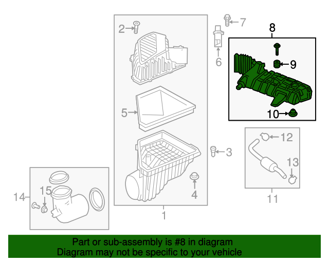 F Duct 84522148 | GMPartsDirect.com