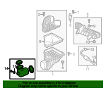2018-2022 GM Intake Air Duct 23117554 | GMPartsDirect.com