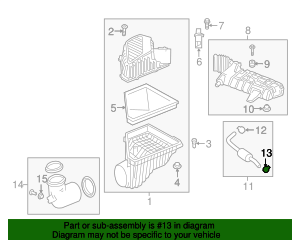 2018-2023 GM Engine Oil Cooler Coolant Inlet Hose Clamp 12680865 ...