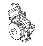 2014-2019 Mopar Water Pump 68211202AB | TascaParts.com