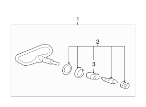 2008-2023 Mitsubishi Tire Pressure Monitoring System (TPMS) Sensor ...