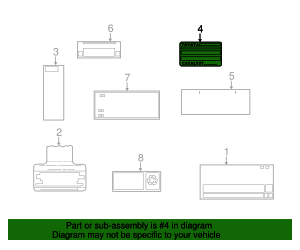 2014 Scion tC Label Emission Control 11298-36350 | Toyota Parts Center