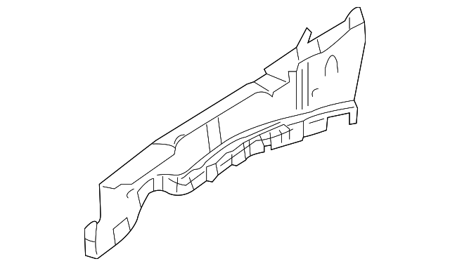 2004-2012 GM Passenger Side Front Compartment Upper Side Rail ...