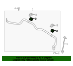 2014-2018 Kia Stabilizer Bar Bushing 54813 2W100 | OEM Parts Online