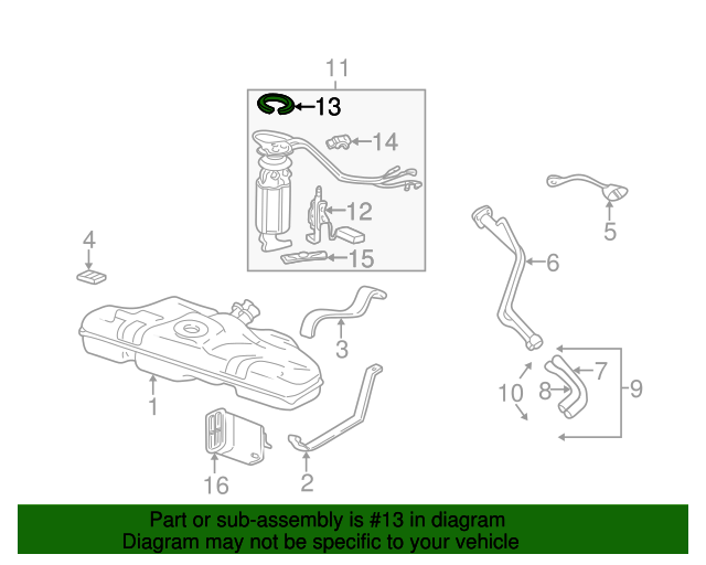 1992-2002 GM Multi-Purpose Retainer 12077979 | GMPartsDirect.com