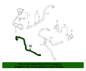 Genuine BMW 11-72-7-835-410 | Pressure Hose | FREE Shipping on Most ...