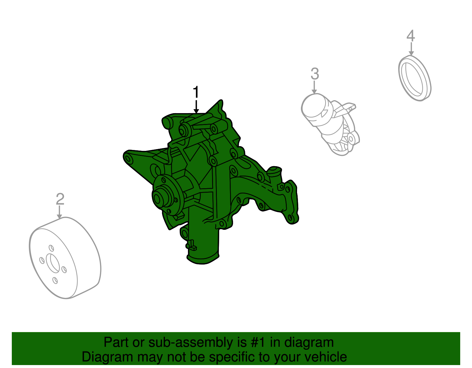 1998-2008 Mercedes-Benz Water Pump 1122001501 | Retail Performance Auto ...
