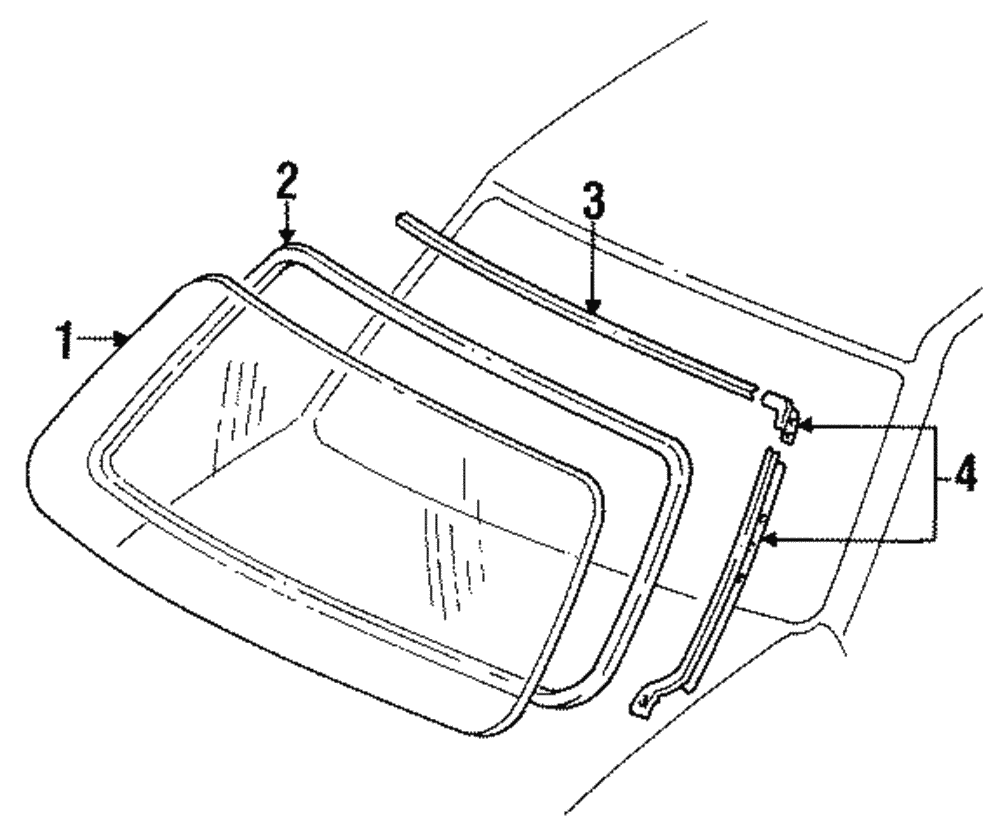Side Molding Set Left - Driver's Side (LH) FB01-50-870B | TascaParts.com