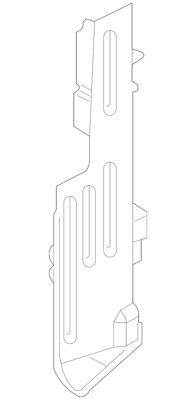 Genuine OEM Ford Part - Radiator Support Air Deflector CM5Z-8310-A ...