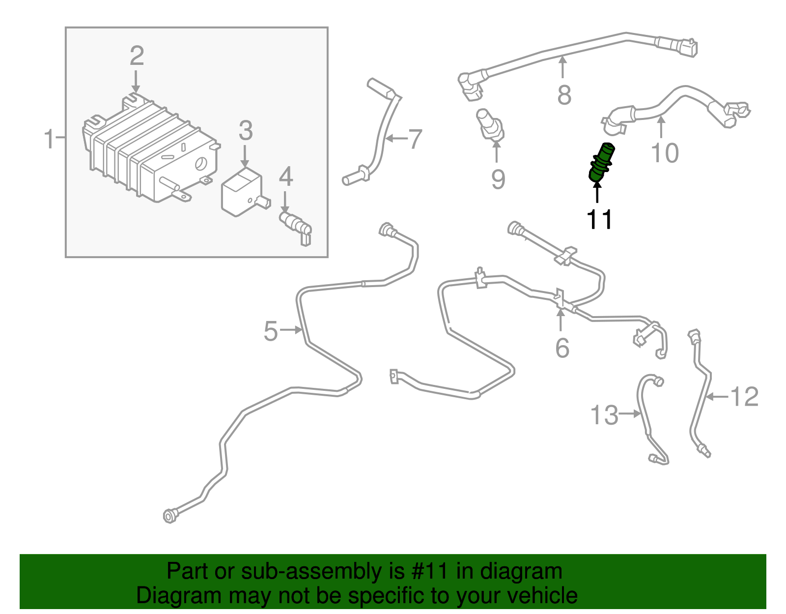 2003-2020 Ford Motorcraft™ PCV Valve EV-257 | QuirkParts