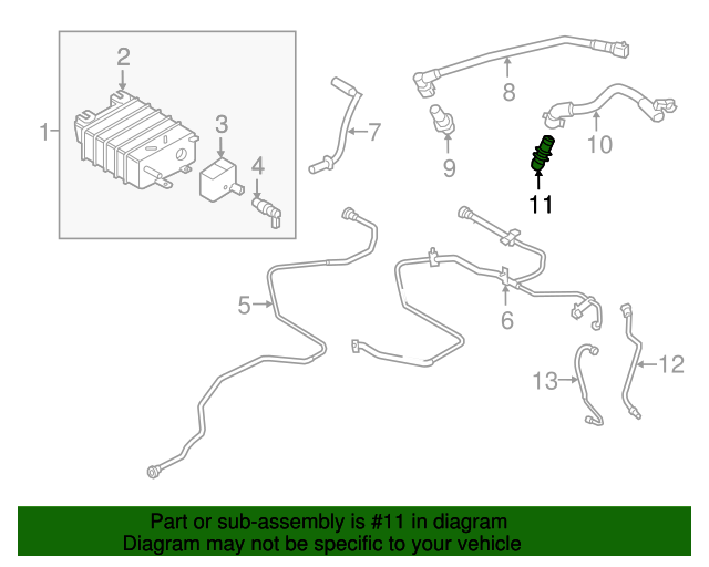 Ford Dealership 2003-2020 Ford PCV Valve 2X4Z-6A666-AA | Ford Parts Catalog