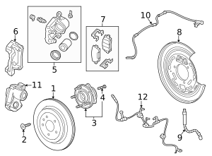 13544843 - Wheel Hub and Bearing Assembly 2019-2024 GM | GM Parts Warehouse