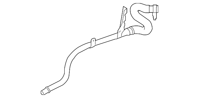 2010-2013 Jaguar XJ Engine Coolant Overflow Hose C2D6005 | OEM Parts Online