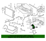2010-2015 Jaguar Engine Coolant Pipe C2Z28467 | OEM Parts Online