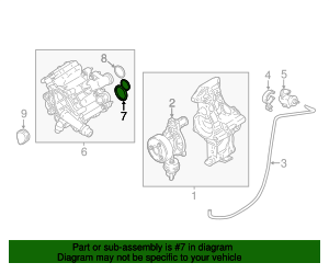 Genuine BMW 11-53-8-658-574 | Thermostat Unit Gasket | FREE Shipping on ...