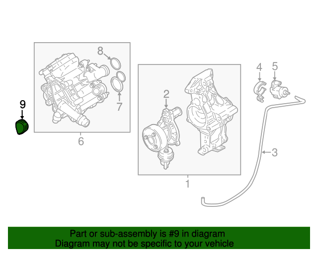 17127799184 - 2008-2021 BMW Upper Hose Lock Ring (17-12-7-799-184 ...