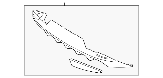 86695-1M320 - Lower Cover 2010-2013 Kia Forte Koup | Kia.Parts Store