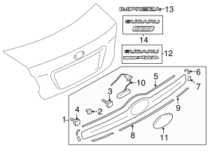 2012-2017 Subaru OEM NEW 2012-2017 Subaru Impreza Crosstrek Limited 2 ...