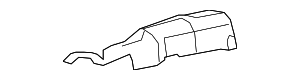 Factory Direct OEM Heat Shield Part# 3S4Z-5411434-AC Fits 2004-2011 ...