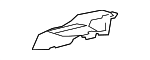 2004-2011 Ford Focus Heat Shield 7S4Z-5411434-A | TascaParts.com