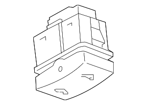 2014-2024 GM Jet Black Sunroof Switch 22886705 GM | GMPartsDirect.com